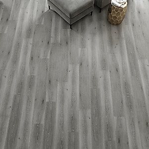 Lucida Surfaces Luxury Vinyl Flooring Tiles | Interlocking Flooring for DIY Installation | 10 Wood-Look Planks | MaxCore Ultra | 24.5 Sq. Feet (10 Planks, Pioneer Oak, 10)