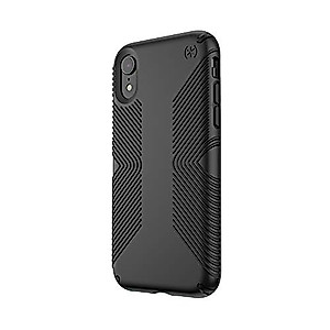 Speck Products Presidio Grip iPhone XR Case, Black/Black