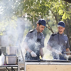 OzosKeiw Funny Cooking Aprons for Women with Pockets, Personalized BBQ Baking Chef Apron Kitchen Gifts for Mom Dad Mother Father Wife Husba One Size