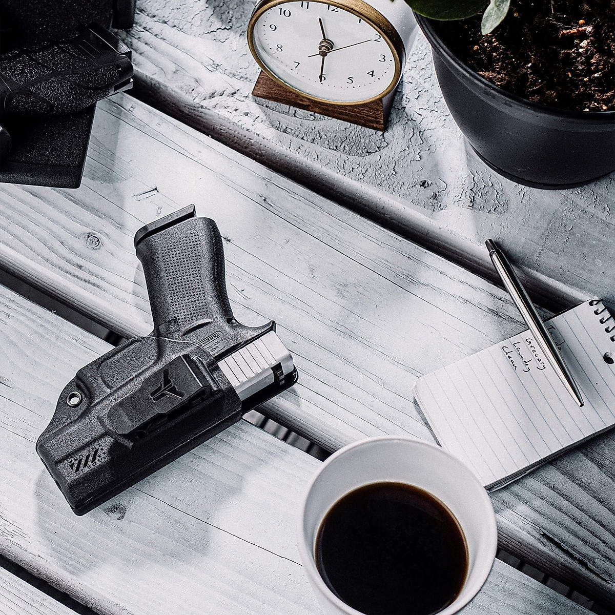 Ruger LCR .38 / 9mm IWB Holster - USA Made - Fits Ruger LCR in 38 / 9 - Klipt IWB Holster by Blade-Tech Holsters, Inside Waistband Concealed Carry (Right Hand)