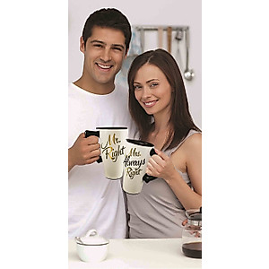 Spoontiques - Ceramic Travel Mugs - Wonder Woman Cup - Hot or Cold Beverages - Gift for Coffee Lovers