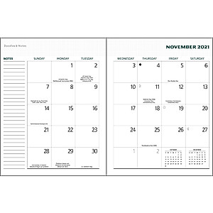 National Parks Poster Art of The WPA Monthly Planner 2021, 7.5" x 9.75" Spiral Bound