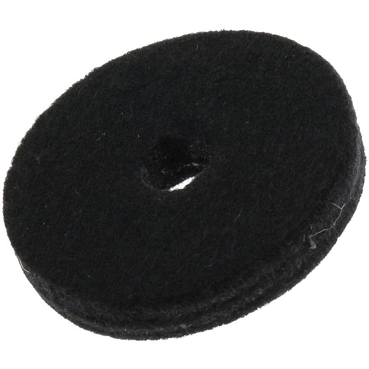 TUOREN 20 Pieces Cymbal Replacement Accessories Drum Cymbal Stand Felt Hi-Hat Clutch Felt with Sleeve Replacement for Drum Set Black