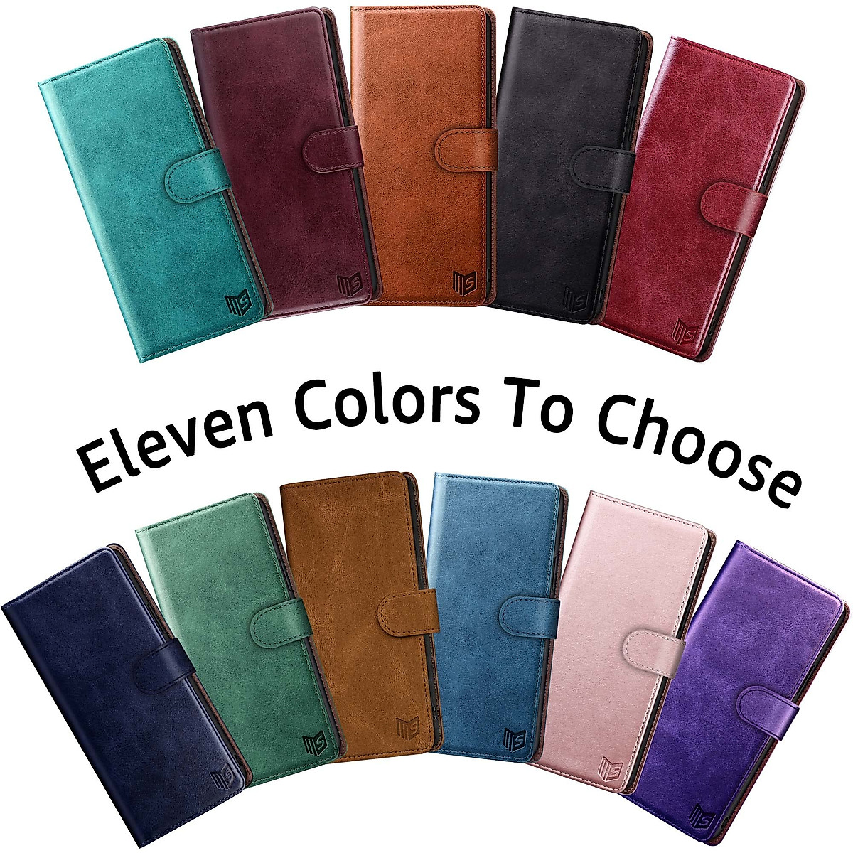 SUANPOT for Samsung Galaxy A54 5G Wallet case with RFID Blocking Credit Card Holder,Flip Book PU Leather Protective Cover Women Men for Samsung A54 Phone case Purple