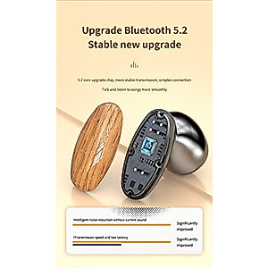 Bluetooth Headphones True Wireless Earbuds 48Hrs Playtime with Wireless Charging Case LED Power Display Wireless & Type-C Charging Waterproof in-Ear TWS Earphones for Phone Computer Laptop Sports