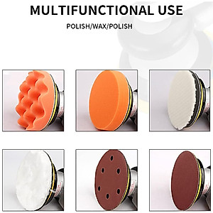 6" Air Random Orbit Sander, 12,000RPM Heavy Duty Dual Action Pneumatic Palm Sander