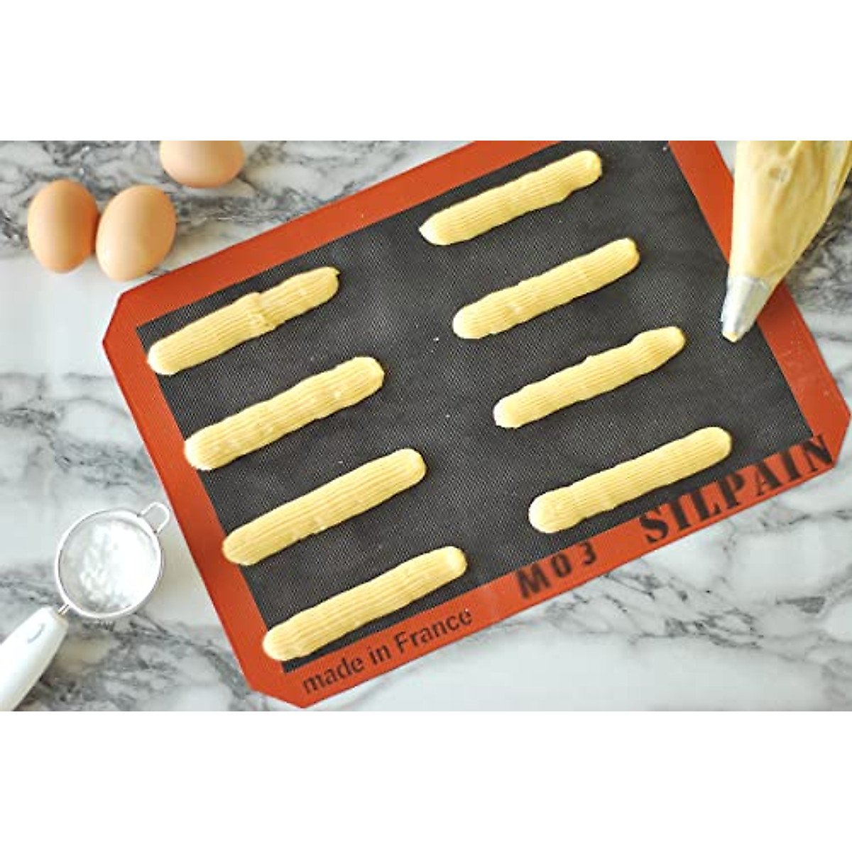 Silpat The Original Silpain Premium Non-Stick Silicone Baking Mat for Bread, 11-5/8 x 16-1/2