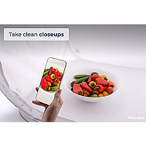 Photomyne Professional Photo Studio Shooting Tent | Photo Light Tent | Photo Light Box | Light Cube Diffusion - White (19X19 inch)