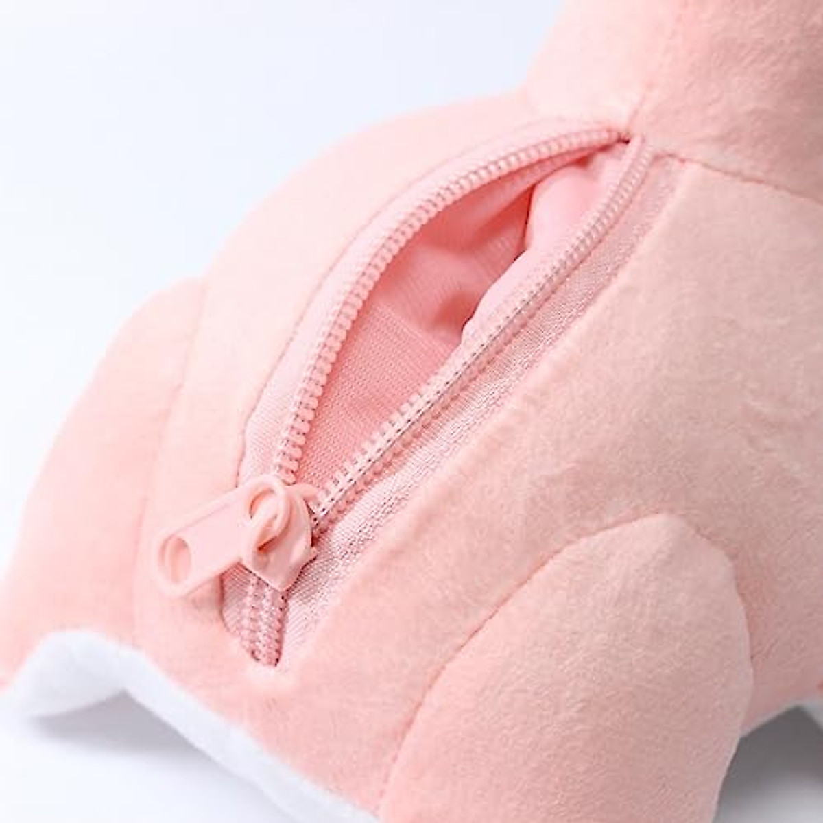 New Nessie Plush Toys,7.9 in Creative Loch Ness Monster Plush Toy Wacky Throw Pillow,Fun Anime Character Stuffed Dolls for Cartoon Anime Game Fans Gift（Pink）