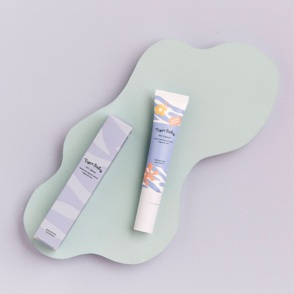 Tiger Baby Eye Cream, Plant-Based Natural and Organic Anti Aging Under Eye Cream to Reduce Puffiness, Wrinkles, and Under Eye Bags, Dark Circle Under Eye Treatment, 0.5 Ounce