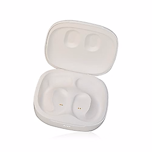 Oladance Open Ear Headphones Bluetooth 5.2 Wireless Earbuds for Android & iPhone, Open Ear Earbuds with Dual 16.5mm Dynamic Drivers, Up to 94 Hours Playtime Waterproof Sport Earbuds -Cloud White