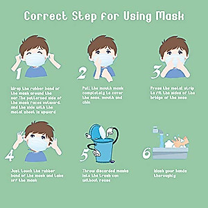 Assacalynn Disposable Kids Face Mask 50 Pcs Pink, Breathable Lightweight Kids Masks for Boys Girls, Masks for Kids with Cute Pink Cartoon Pattern