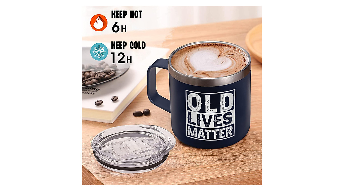 Old Lives Matter Mug - Fun Gag Gift for Older Men
