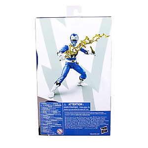 Power Rangers Lightning Collection Lost Galaxy Blue Ranger 6-Inch Premium Collectible Action Figure Toy with Accessories