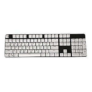 Gaming Mouse and Keyboard 104Pcs/Set PBT Universal Backlit Key Cap Keycaps for Cherry Mechanical Keyboard Computer Peripherals for Cherry/Kailh/Gateron (Color : White)