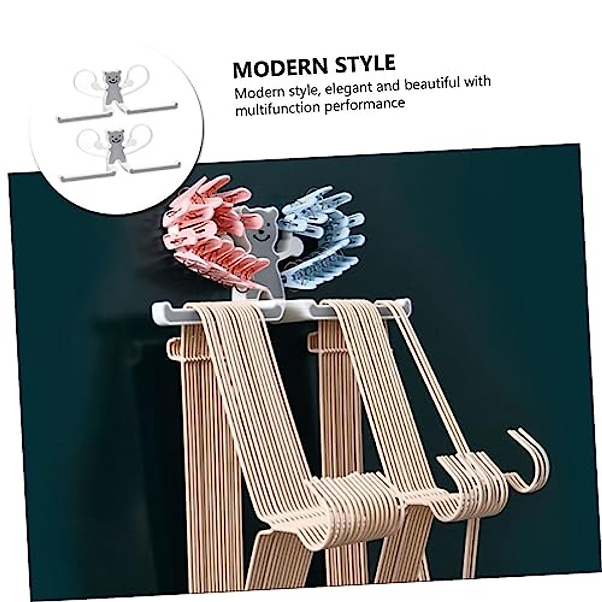 HOOTNEE 2Pcs Hanger Storage Rack Paper Towel Shelf Paper Towel Holder Wall Hooks for Coats Metal Clothes Hangers Wall Mounted Shelves for Storage Metal Storage Rack Shower Towel Stand pp