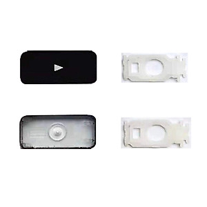 Replacement Right Arrow Keycap and Hinges are Applicable for MacBook Pro/Air Model A2141 A2251 A2289 A2179 A2337 A2338 A2442 A2485 A2681（M1 M2） Keyboard to Replace The Right Arrow Key Cap and Hinge