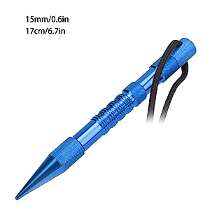 FASJ Paracord Bracelet Jig Kit, Paracord Needle Set Polished Sewing Needles Lightweight for Umbrella Rope Bracelets for Stitches Corchet Tool(Single Blue)