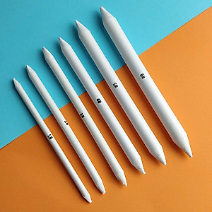 6 PCS Blending Stumps and Tortillions, Sketch Drawing Tools, Paper Art Blenders for Student Sketch Drawing