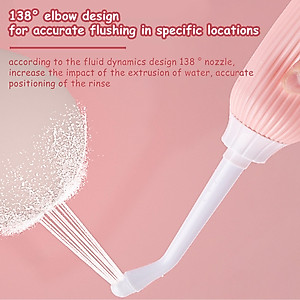 Draduo Portable Bidet Handheld Personal Hygiene Refresher Feminine Washers Portable Toilet Butt Cleaner Feminine Menstrual Pubic Care Fart Washer Bidet Spray Bottle for Home/Travel/Outdoor(500ml)