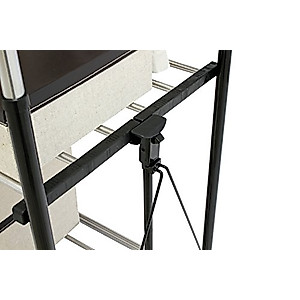 GreenWay GRGR200 Stainless Steel Collapsible Double-Bar Garment Rack