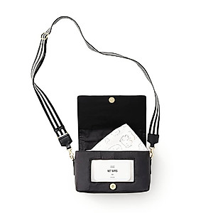 Crossbody Diaper Change Kit - Micro Diaper Bag (Black)