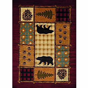 United Weavers of America Affinity Lodge Moaic 5'3" x 7'2" Rug, Multi