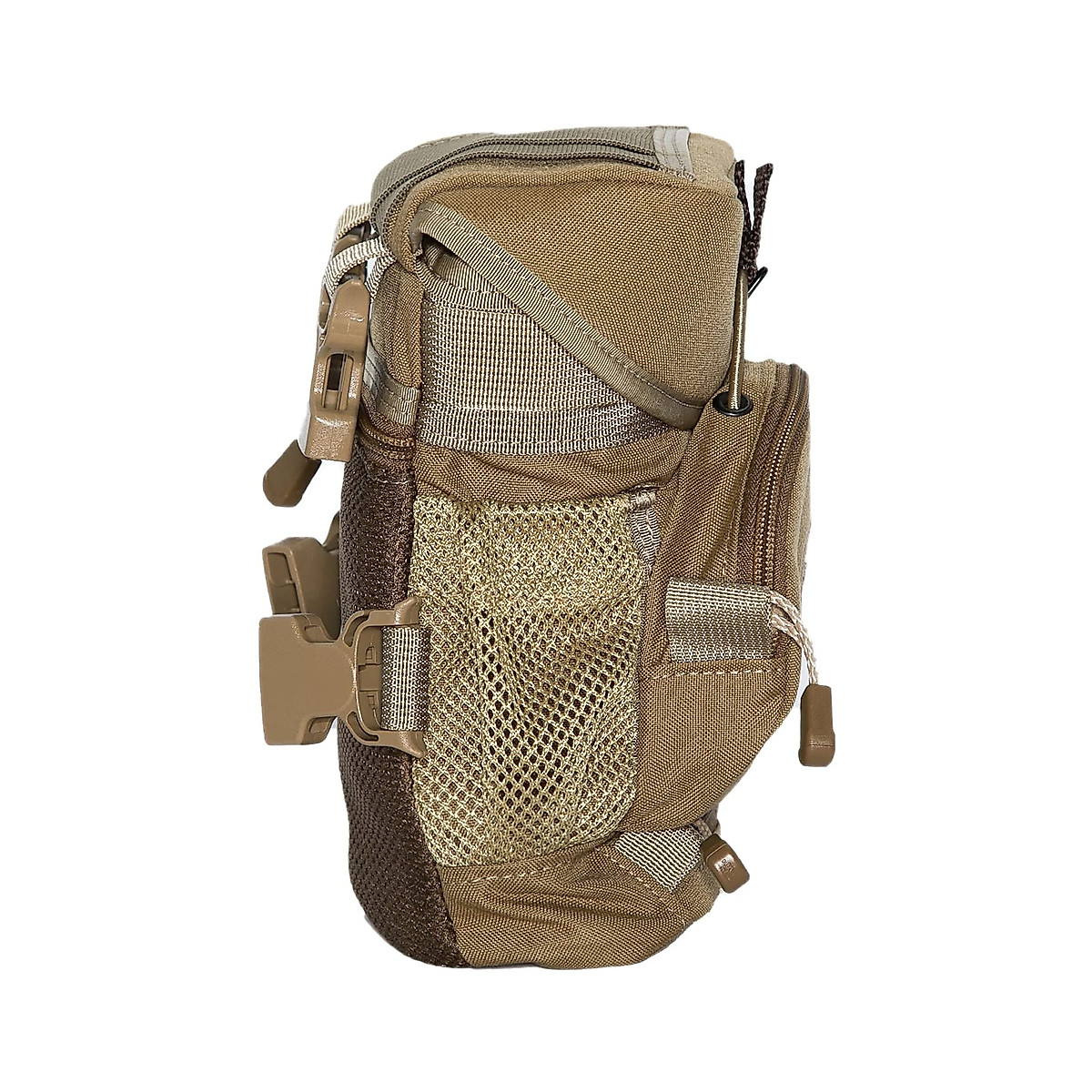 Alaska Guide Creations Hybrid with MAX Pocket | Compact Utility Bag with Mesh Side Pockets | Binocular Harness for Comfort and Quick Access (Realtree Edge)