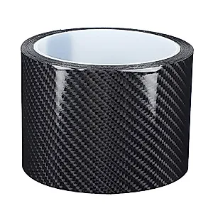 Protective Film for Cars, Carbon Fiber Protective Film Car Door Edge Guard Anti-Scratch Sticker Black(7CM*3M)
