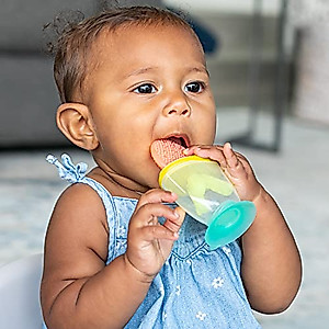 Infantino 3-in-1 Teethe, Taste & Take-Along Teethers - Combo Strawberry & Orange - BPA-Free - Soothe Sore Gums - for Infants 3M+