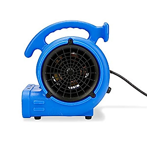 B-Air VP-20 1/5 HP Air Mover for Water Damage Restoration Carpet Dryer Floor Blower Fan Home and Plumbing Use, Blue…