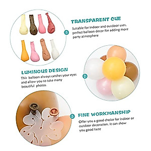 Abaodam 9 Sets Orange Decor Orange Ballons Christmas Wreath Daisy Balloons Flower Decorations Daisy Decor Emulsion Birthday Balloons Groovy Party Decorations Flower Balloon Garland Wedding