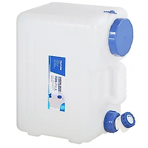 RedSwing 4 Gallon/15L Portable Water Container with Spigot, Water Storage Carrier for Camping Outdoor Hiking, BPA Free