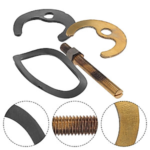 HEMOTON 2 Sets Horseshoe Mounting Accessories Kitchen Faucet Installation Kit Faucet Fixing Fitting Set Washers Sink Faucet Bracket for Repairing Faucet Sink Accesorios Lengthen