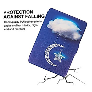 MERRYHAPY 1 PC Leather Case Ereaders Universal Holster Car Reader Folding Ereader Cover E-Book Sleeve Cover Practical Leather Case Chic Leather Cover Paperwhite Cover Clamshell