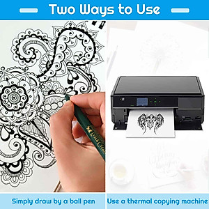 Tattoo Transfer Paper, Cridoz 20 Sheets Stencil Paper for Tattooing, Tattoo Transfer Paper for Tattooing, A4 Size