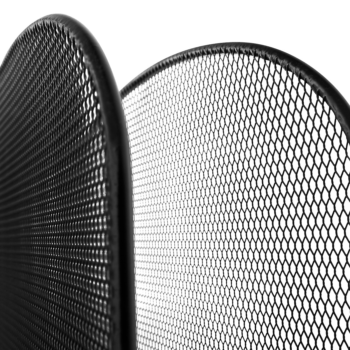 Safco Products Onyx Mesh 5 Sort Vertical Desktop Organizer 3256BL, Black Powder Coat Finish, Durable Steel Mesh Construction