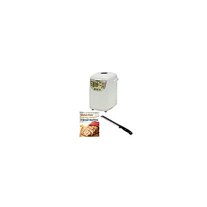 Zojirushi BB-HAC10 Home Bakery 1-Pound-Loaf Mini Breadmaker Gluten-Free Bundle (3 Items)