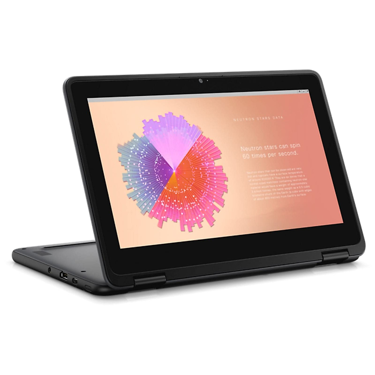 Dell Chromebook 11 3110 2-in-1 (2022) | 11" HD Touch | Core Celeron - 32GB SSD - 8GB RAM | 2 Cores Chrome OS (Renewed)