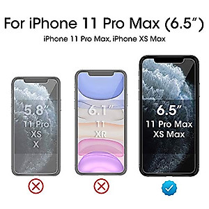 amFilm (3 Pack) Glass Screen Protector for iPhone 11 Pro Max/iPhone XS Max (6.5" Display) With Easy Installation Tray