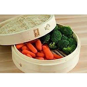 8" Bamboo Steamer Set Sunrise Kitchen Supply