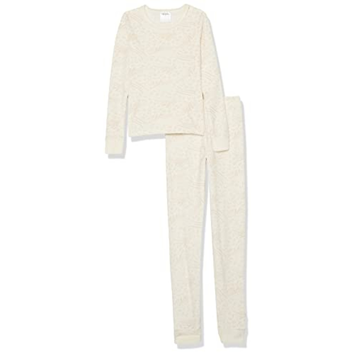 Calvin Klein Girls' Bunny Fleece Pajama Set, Leo Zebra, 10