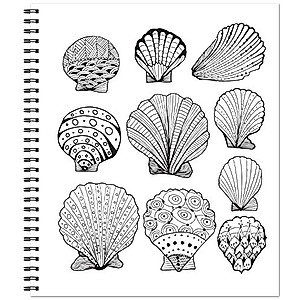 Color & Frame - Ocean Treasures (Adult Coloring Book)