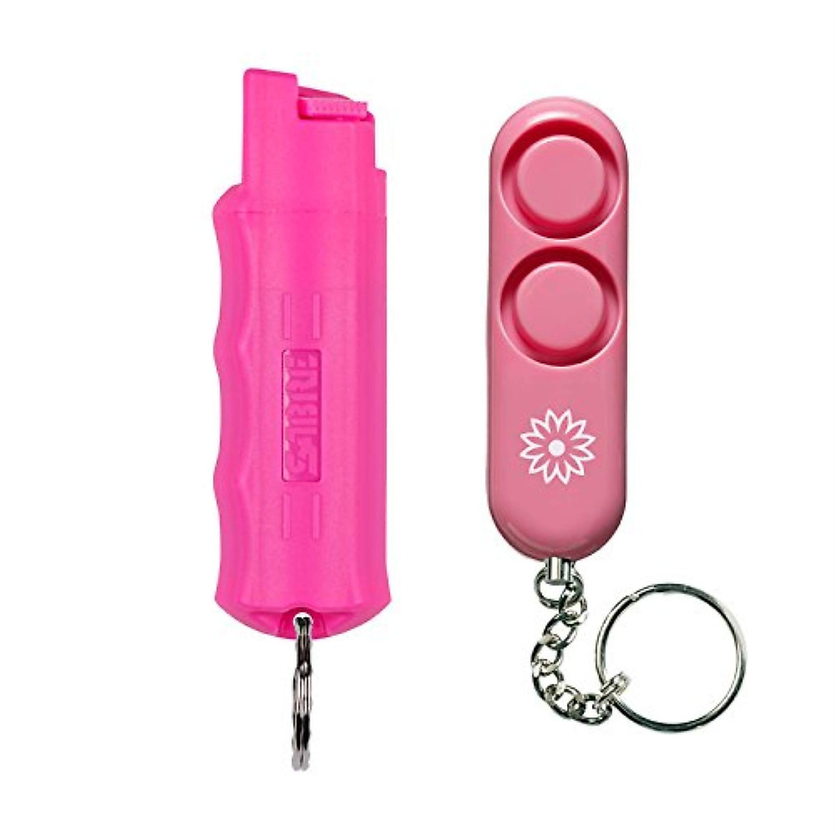 SABRE Personal Safety Kit With Pepper Spray and Personal Alarm, 25 Bursts, 10-Foot (3-Meter) Range, 120dB Alarm, Audible Up To 1,280-Feet (390-Meters), Supports National Breast Cancer Foundation(NBCF)