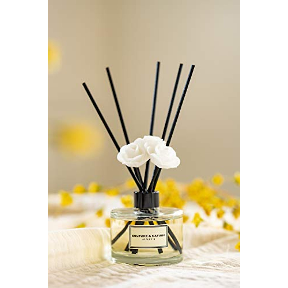 CULTURE & NATURE Reed Diffuser 6.7 oz (200ml) Black Cherry Scented Reed Diffuser Set