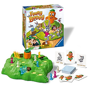 Ravensburger Funny Bunny Game - Engaging Family Board Game for Kids and Adults | Quick Gameplay | Easy-to-Follow Instructions | Unique Replay Value | Ages 4 and Up