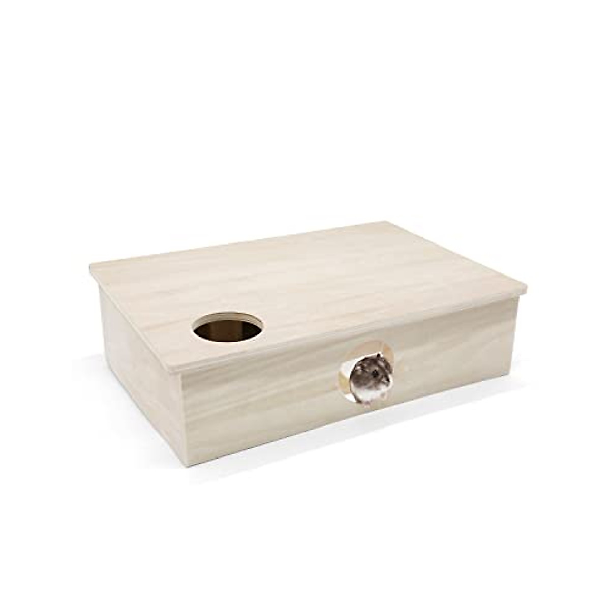 Rubor Multi-Chamber Hamster House Maze, Hamster Hideout Small Pets Woodland House Habitats Decor, Hamster Tunnels Activity Hamster Burrow for Hamster Mice Gerbils Lemming