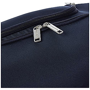 Amazon Basics Underseat Carry-On Rolling Travel Luggage Bag, 14 Inches, Navy Blue