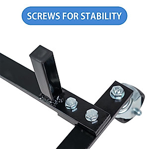 biosp Car Dolly Rack, Jack Stands Cart Storage Rack, Hydraulic Trolley Organizer Holder, Four Wheel Dollies Capacity, Four 360-Degree Rolling Casters, 31''*19''*4'', Transporter Trailer Accessories