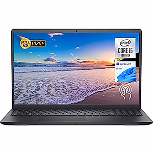 Dell Newest Inspiron 15 3511 Laptop, 15.6" FHD Touchscreen, Intel Core i5-1035G1, 12GB RAM, 512GB PCIe SSD, SD Card Reader, Webcam, HDMI, WiFi, Windows 11 Home, Black